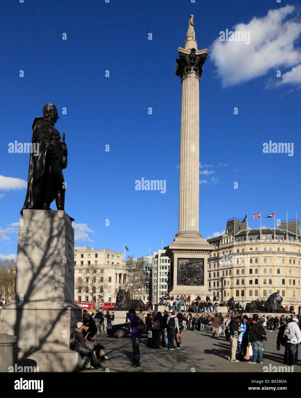 Trafalgar square, London, England, UK Stock Photo - Alamy