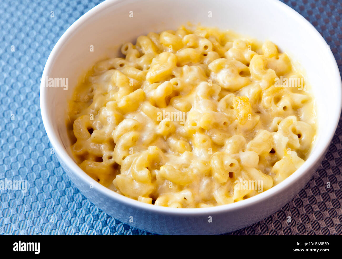 Macaroni and cheese is seen on a table Stock Photo - Alamy