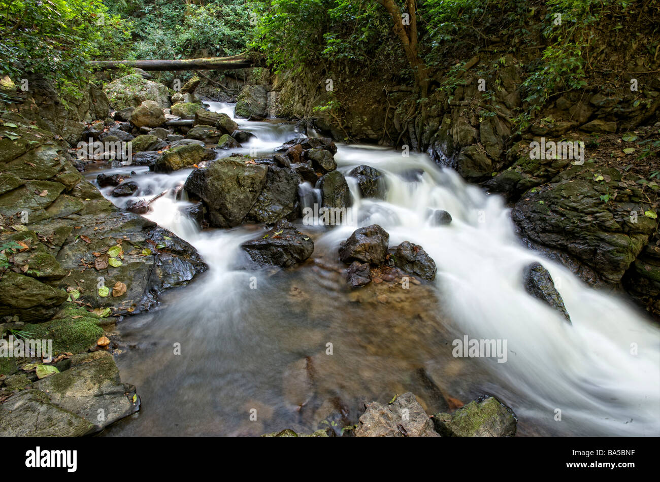 Thailand waterfall trek hi-res stock photography and images - Alamy