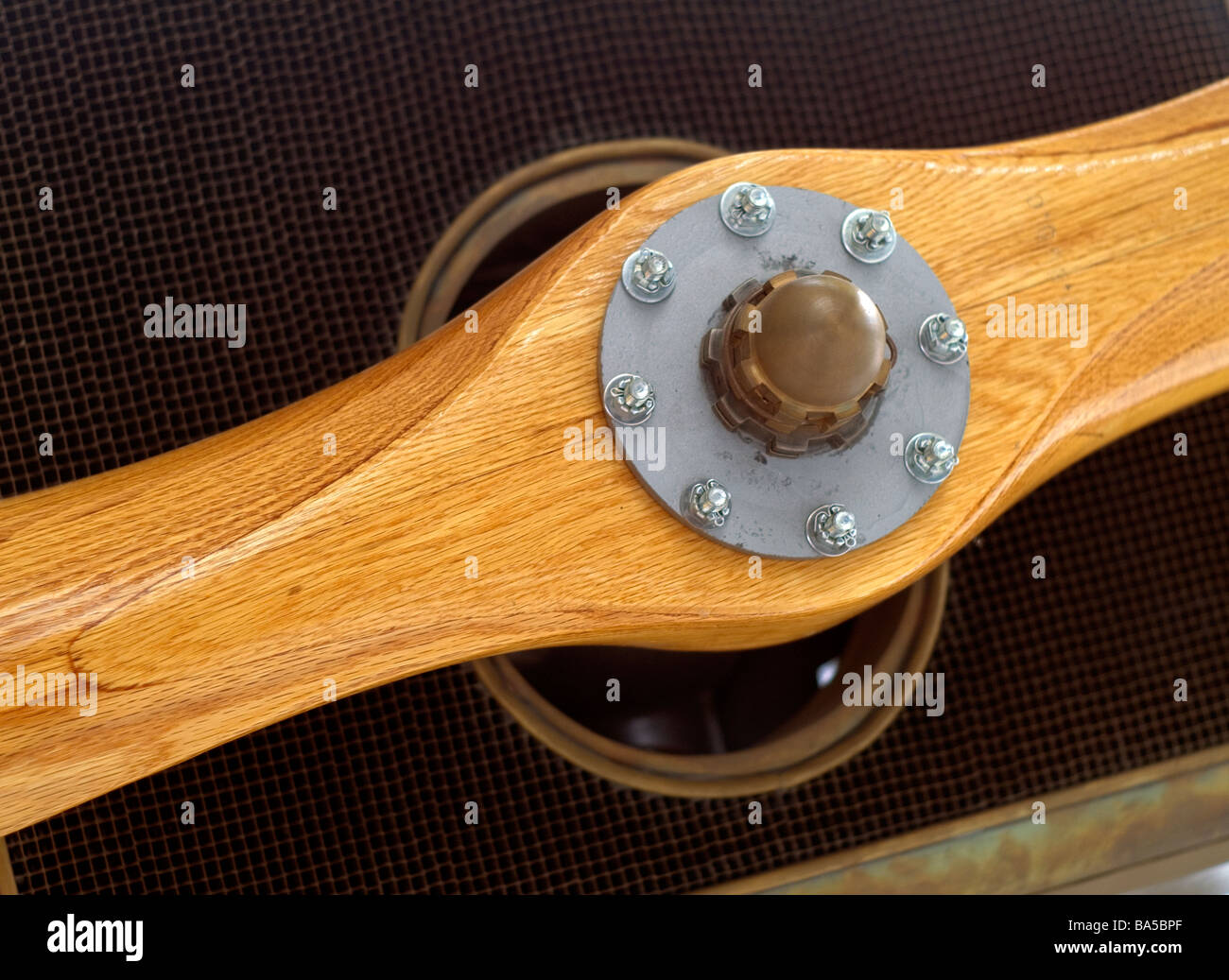 Propeller on single engine prop plane Stock Photo - Alamy