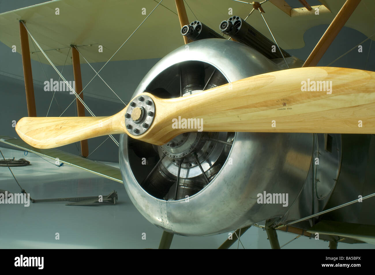 A Sopwith Camel Fighter BiPlane B6313 built in 1916 Stock Photo - Alamy