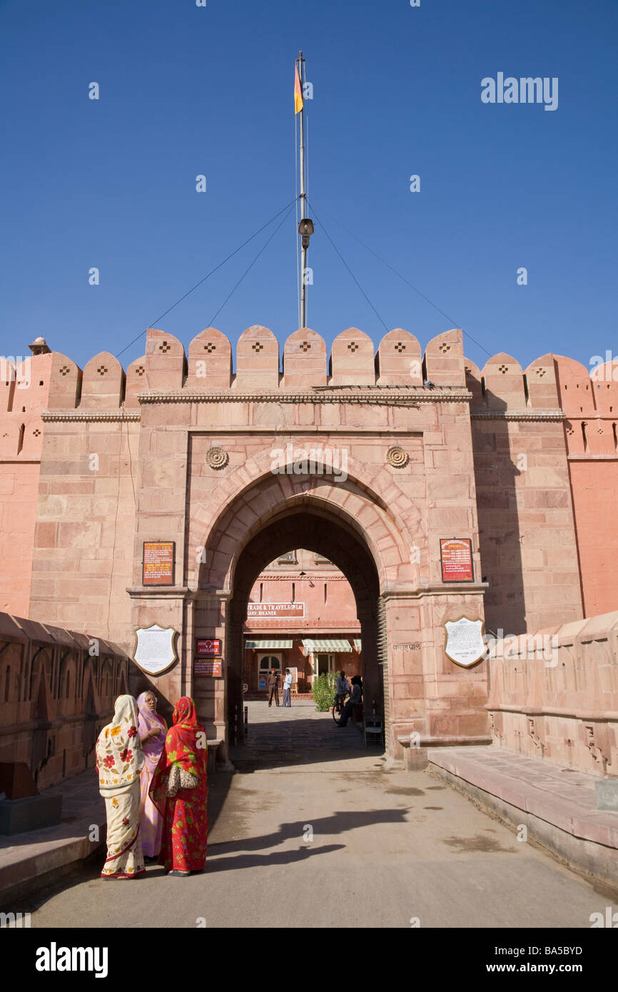 Entrance to Junagarh Fort, Bikaner, Rajasthan, India Stock Photo - Alamy