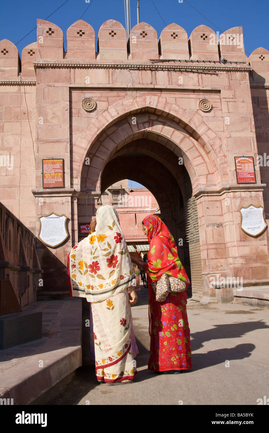 Entrance to Junagarh Fort, Bikaner, Rajasthan, India Stock Photo - Alamy