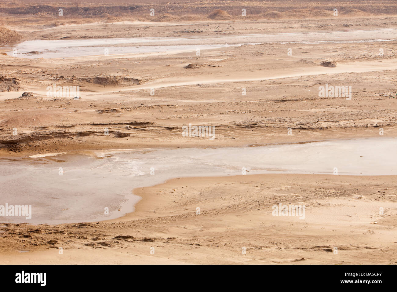Low river levels due to climate change induced drought in Heilongjiang ...