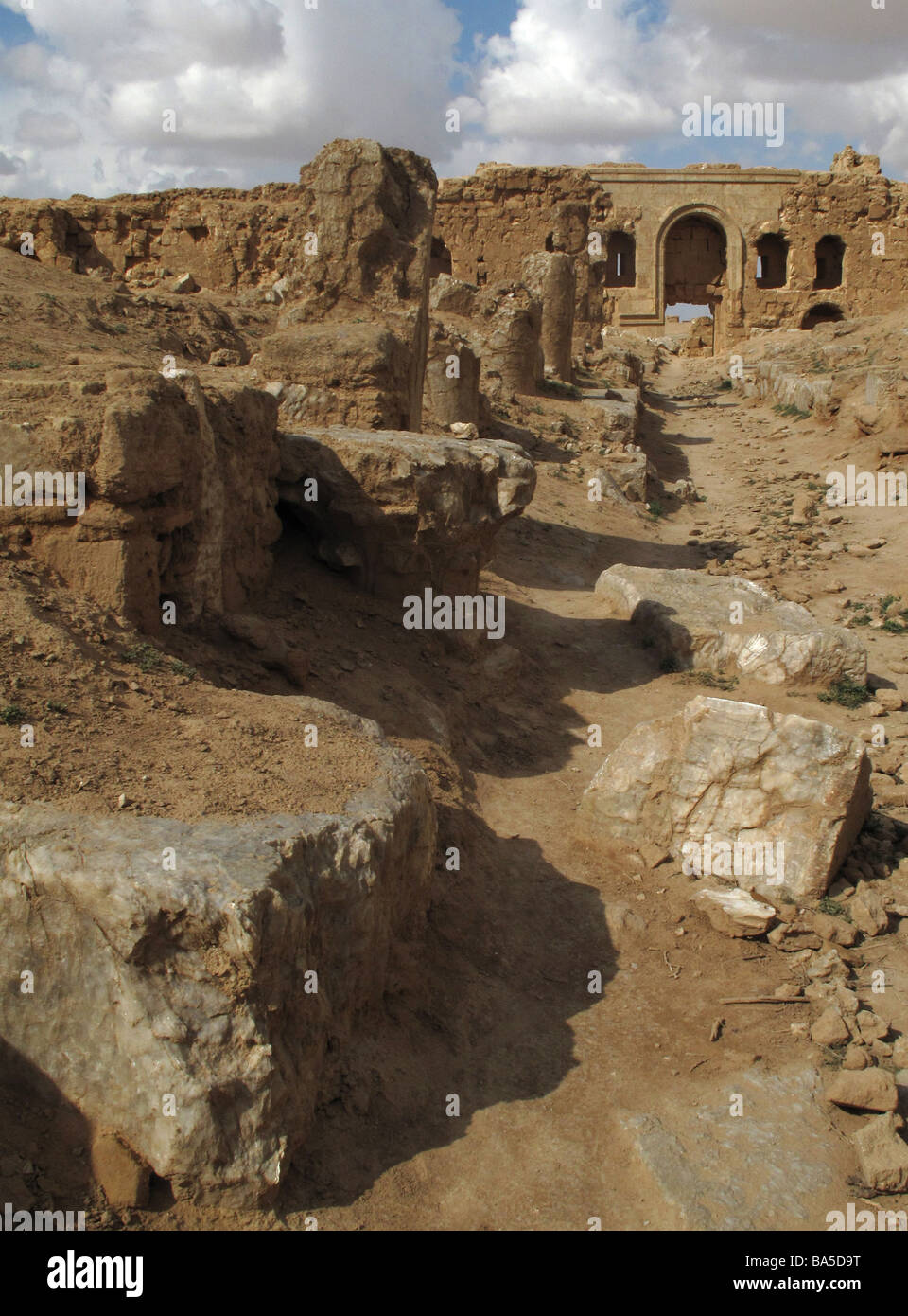 Ruins of Rasafa SYRIA Ruinas de Rasafa SIRIA Stock Photo - Alamy