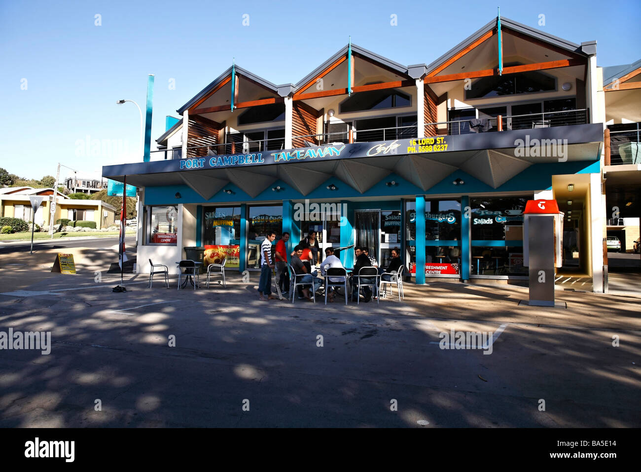 Takeaway Cafe Port Campbell Victoria Australia Stock Photo - Alamy