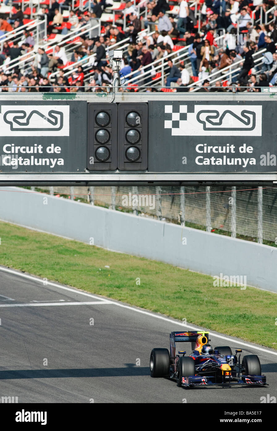 Sebastian VETTEL in the Red Bull RB5 race car during Formula One ...