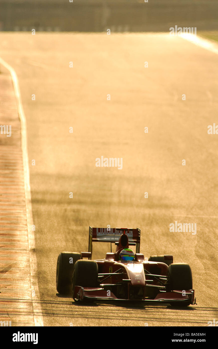 Felipe MASSA in the Ferrari F60 race car during Formula One testing ...