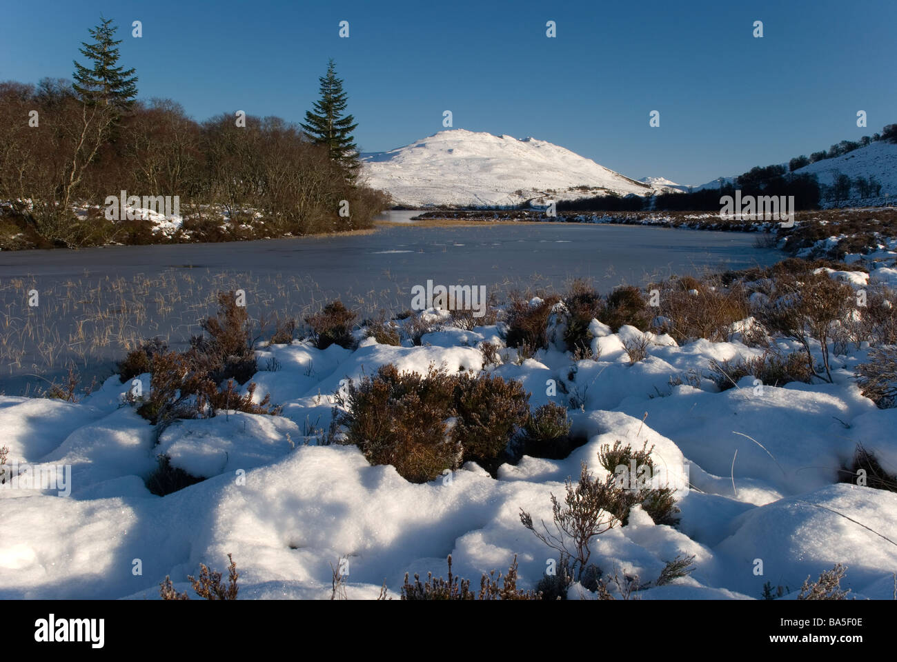 Loch Tarff Glendoebeg Fort Augustus Scotland Stock Photo - Alamy