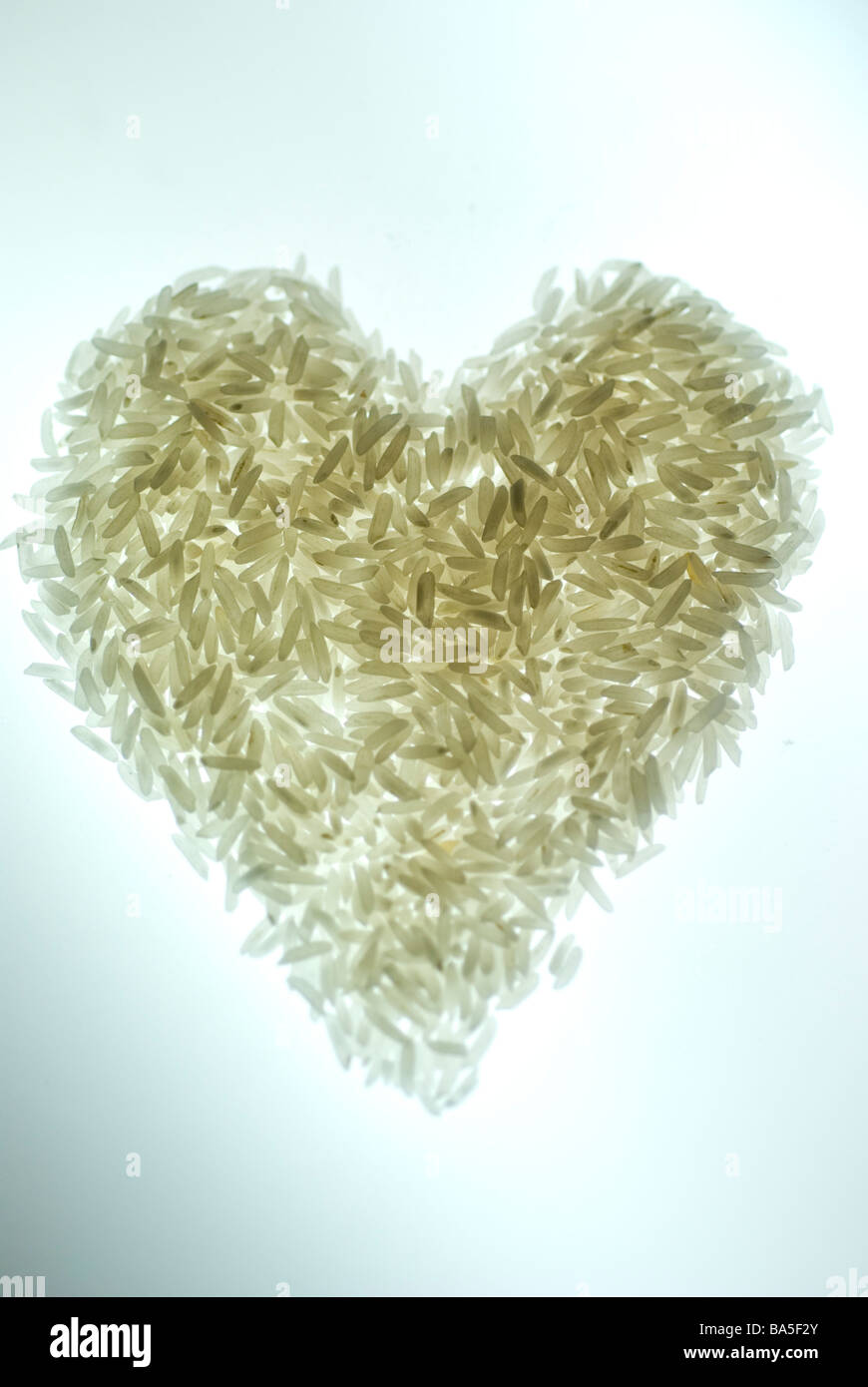 heart of rice Stock Photo - Alamy