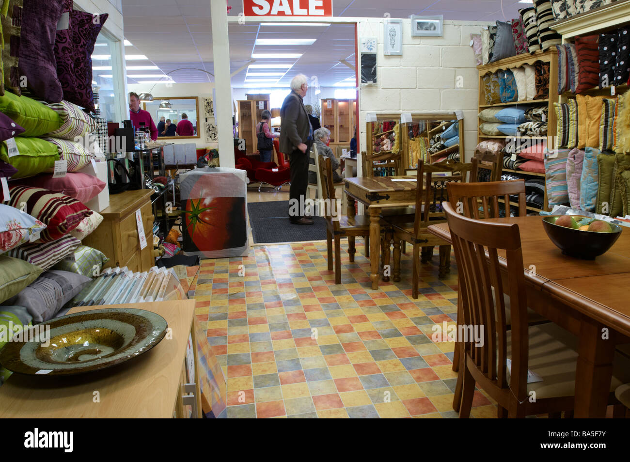 Furniture warehouse showroom Stock Photo - Alamy