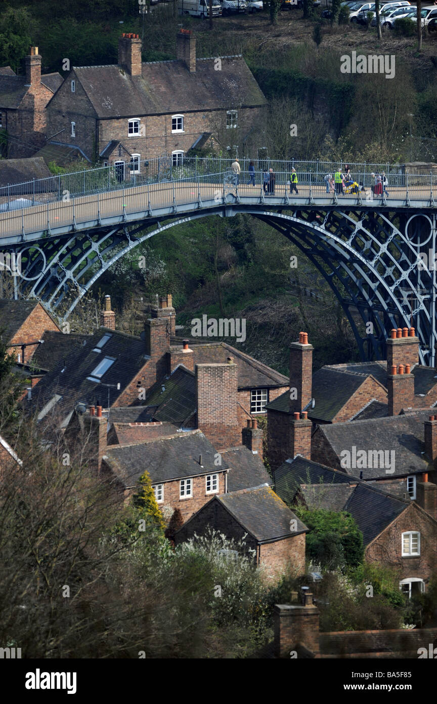 Aerial view of ironbridge gorge hi-res stock photography and images - Alamy