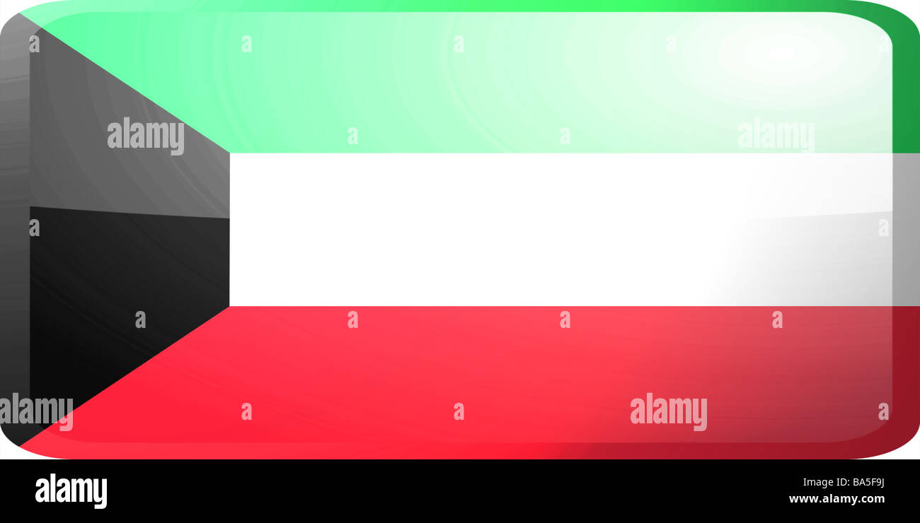 Kuwait flag clipart hi-res stock photography and images - Alamy