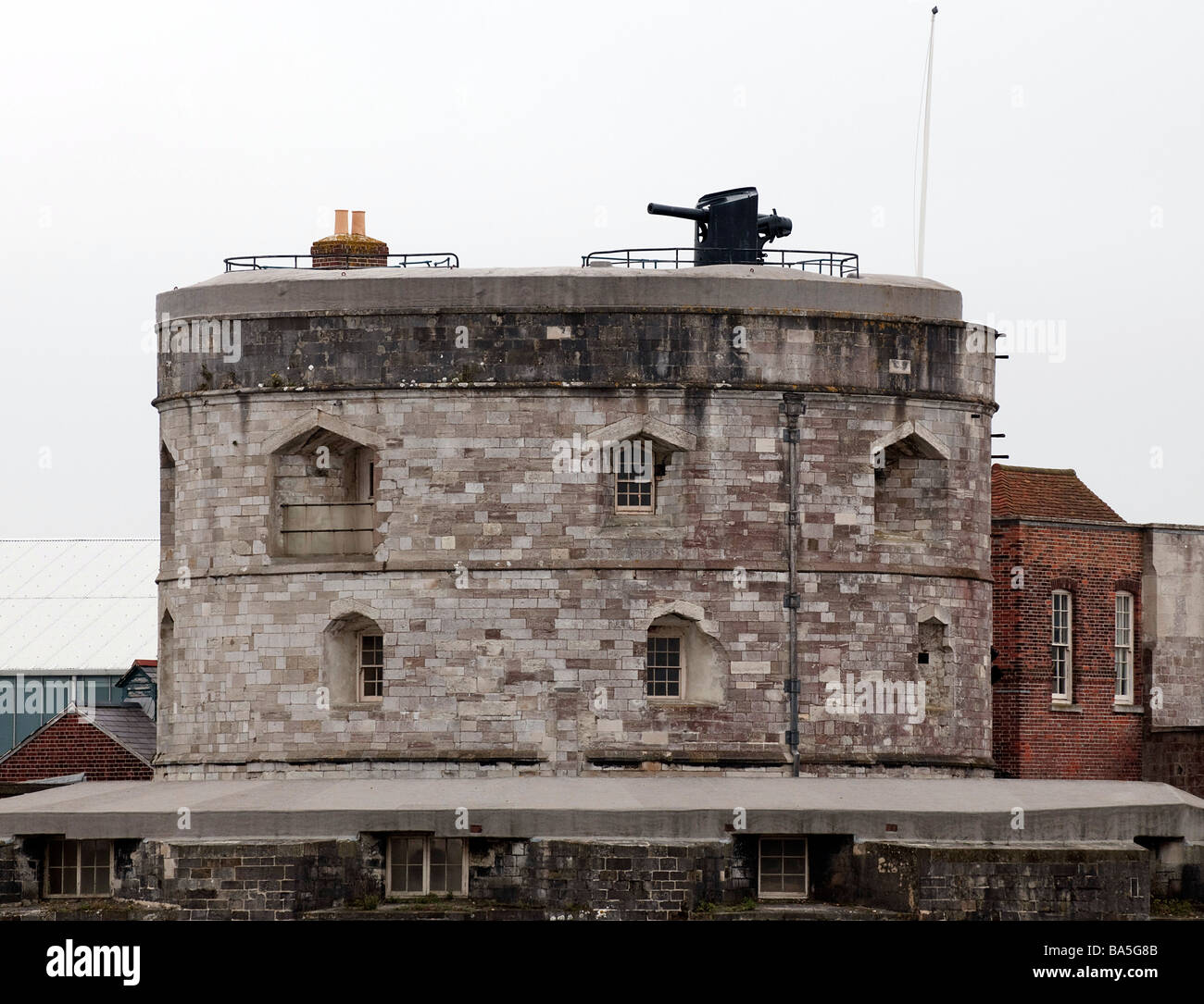 Calshot Castle view from the seaward side the castlle was built with ...