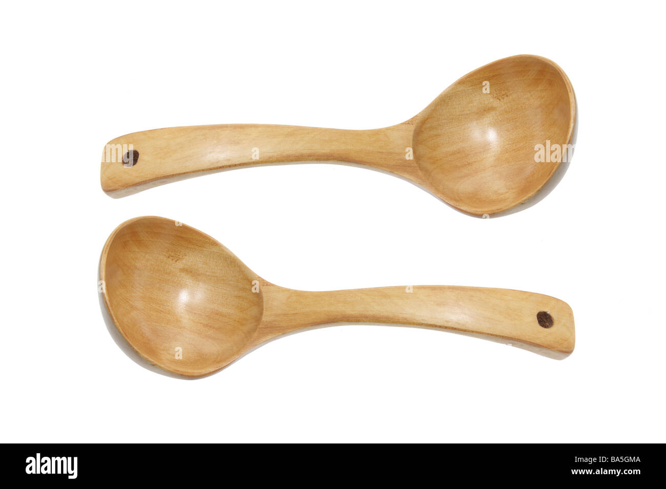 Spoons wooden Cut Out Stock Images & Pictures - Alamy