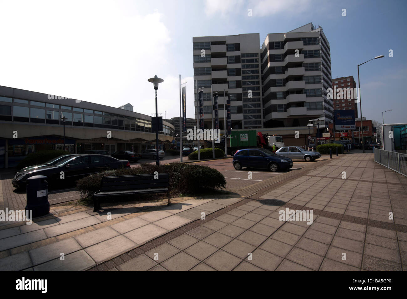 Sunbury cross shopping centre hi-res stock photography and images - Alamy