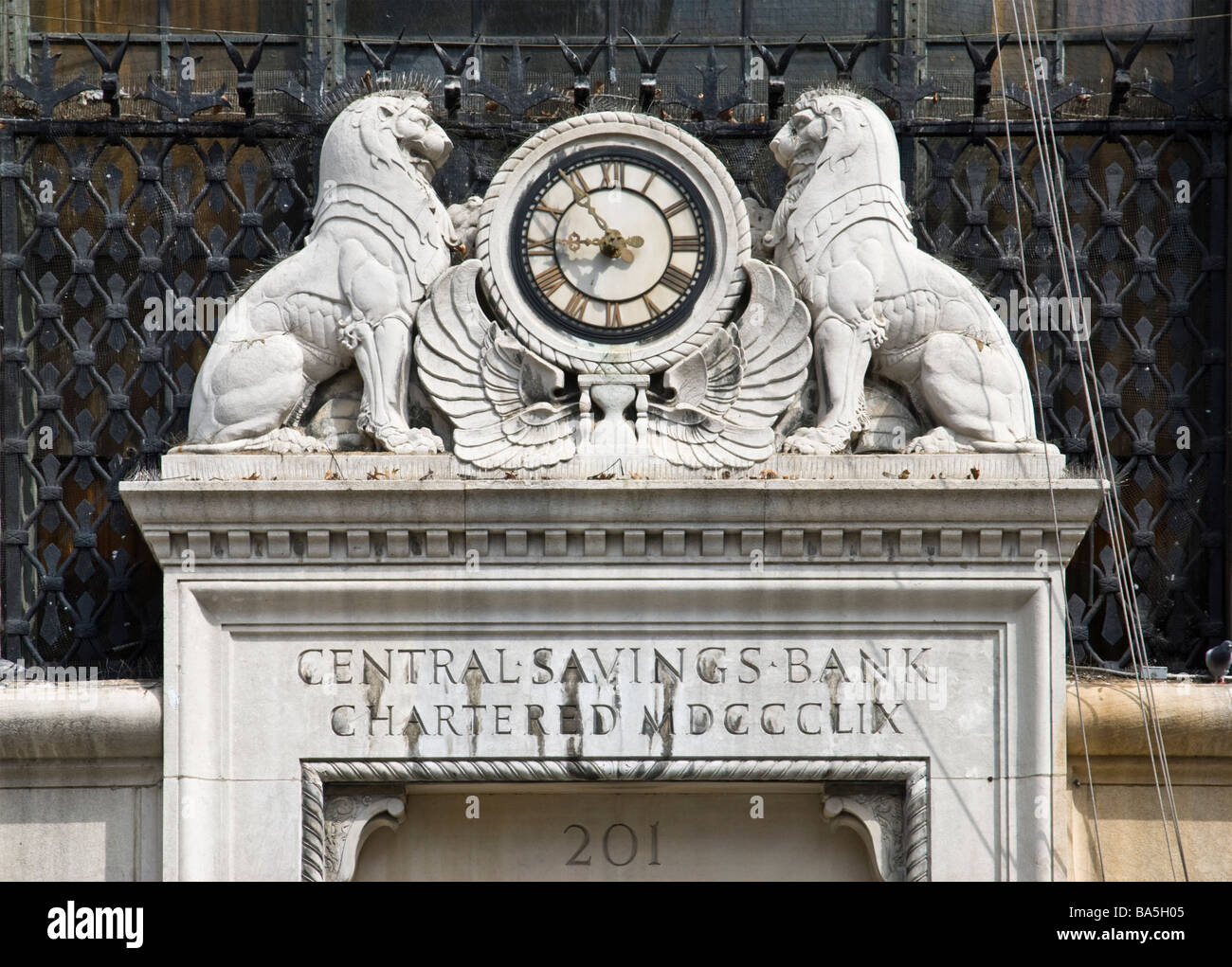 The Central Savings Bank on the Upper West Side of Manhattan Stock ...
