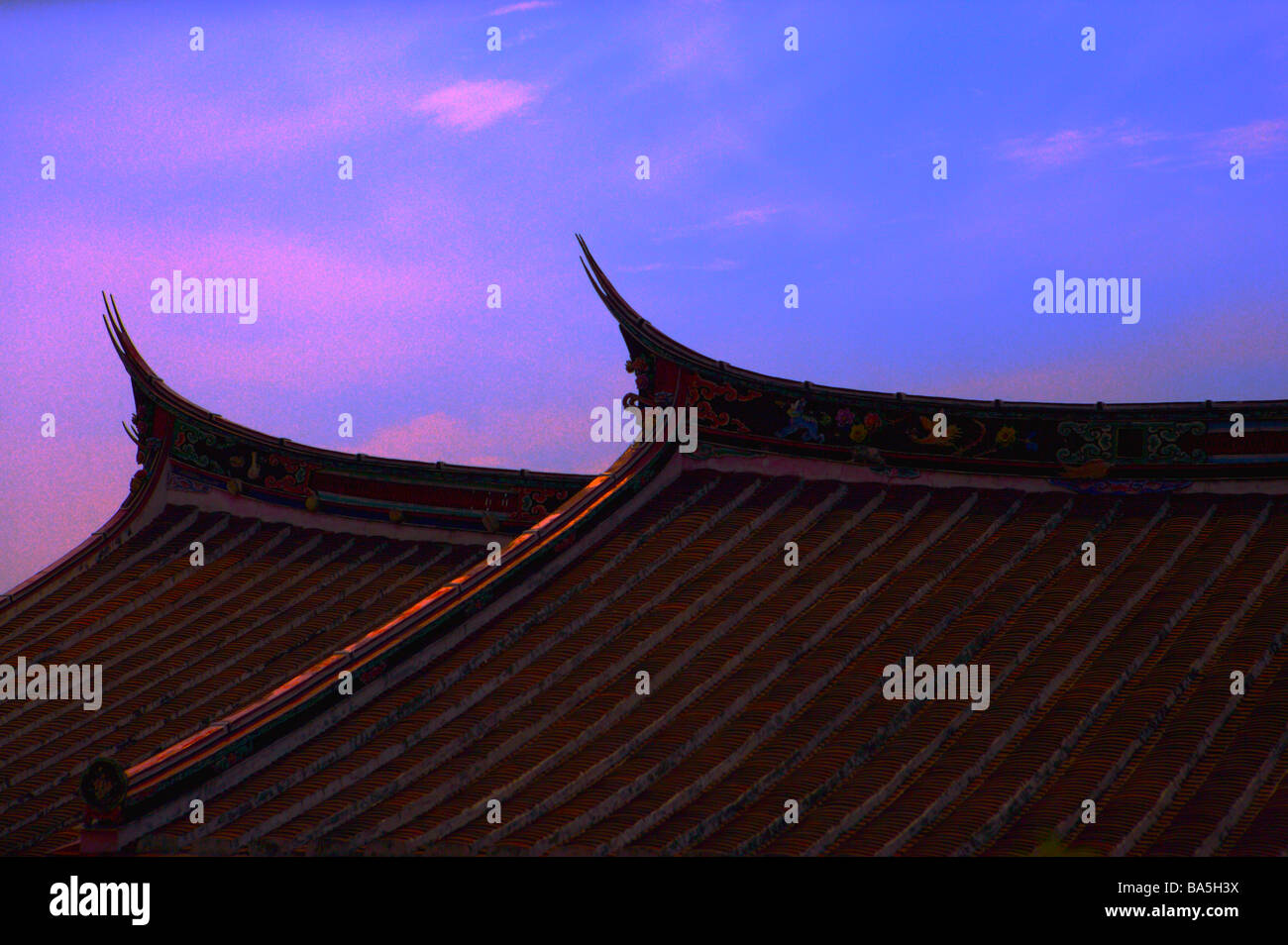 Rooftops of classic Chinese architecture Stock Photo - Alamy