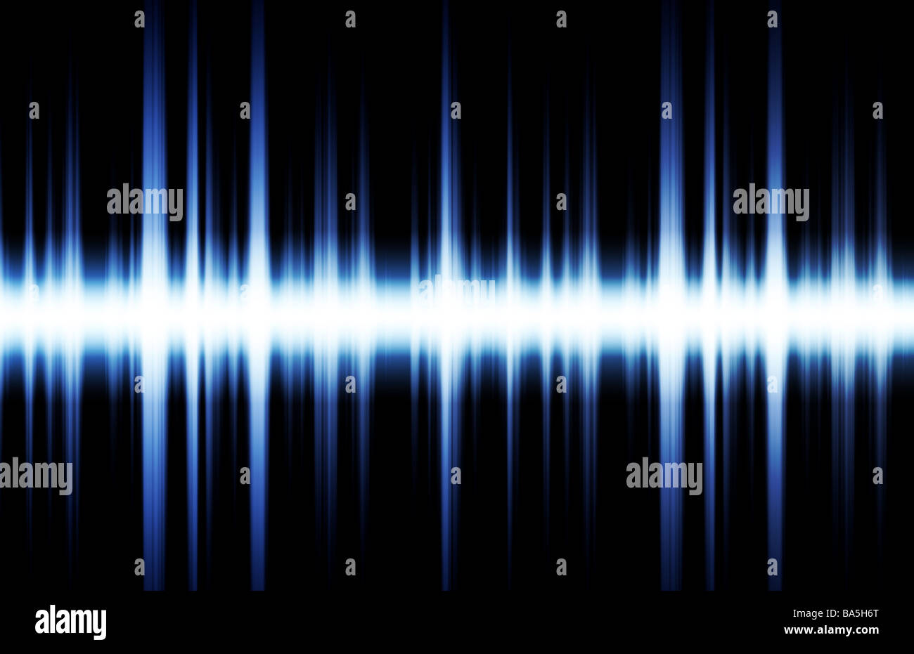 Soundwave Digital Graph as Clip Art Abstract Stock Photo - Alamy