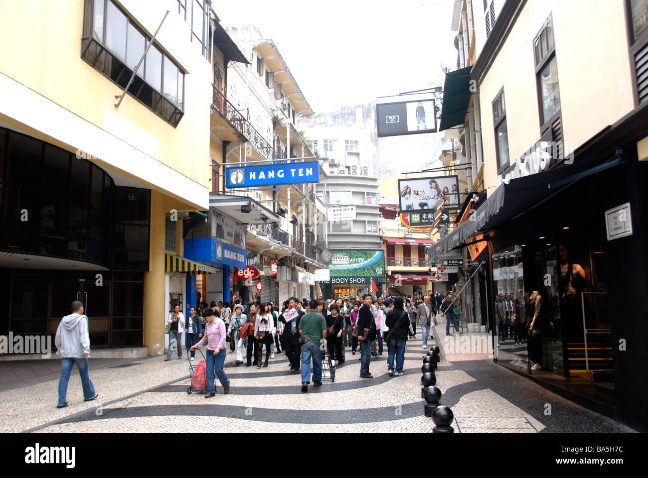 street scene, Macau, China Stock Photo - Alamy