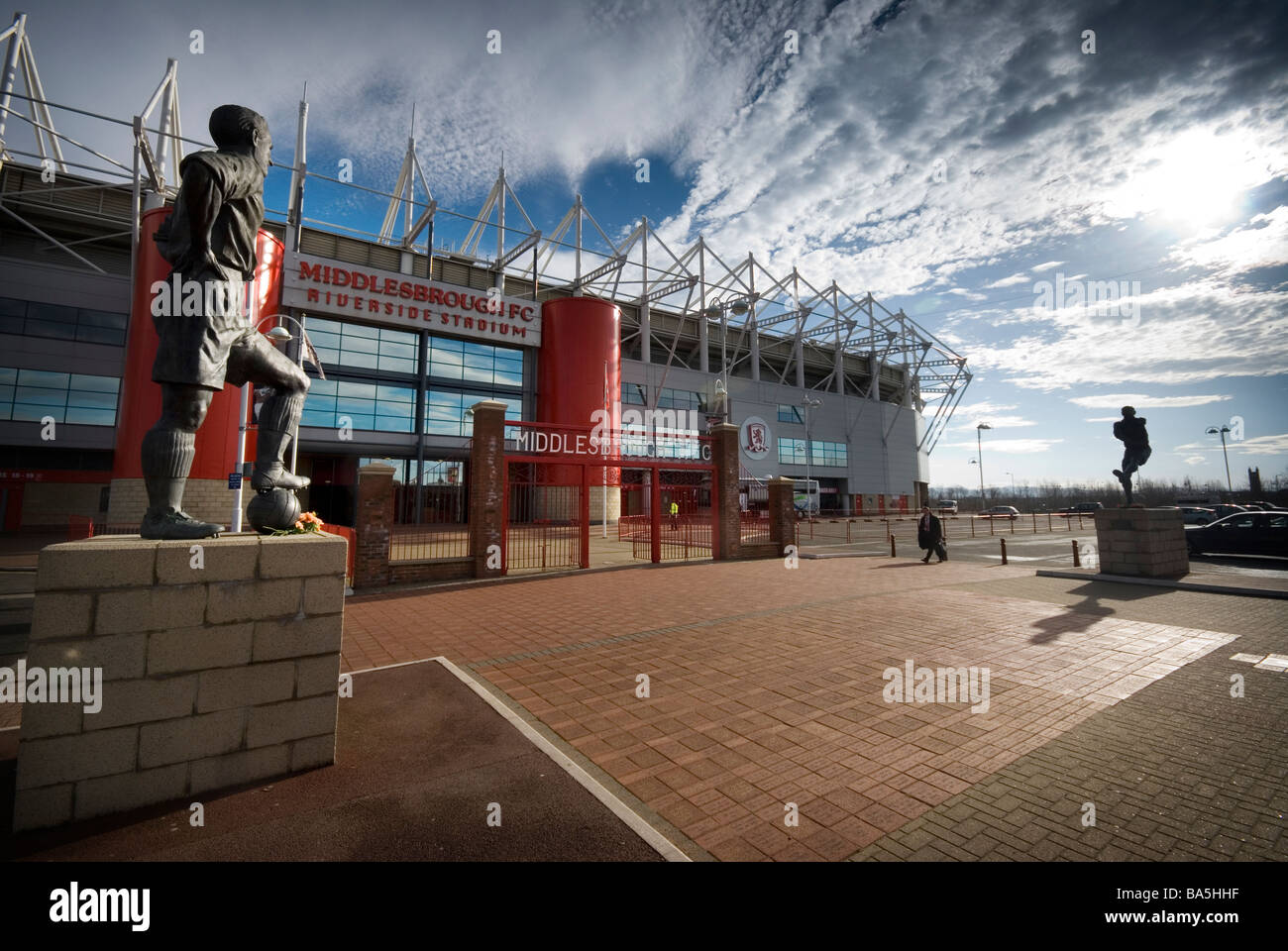 The Riverside Stadium, home of Middlesbrough Football Club since 1995 ...