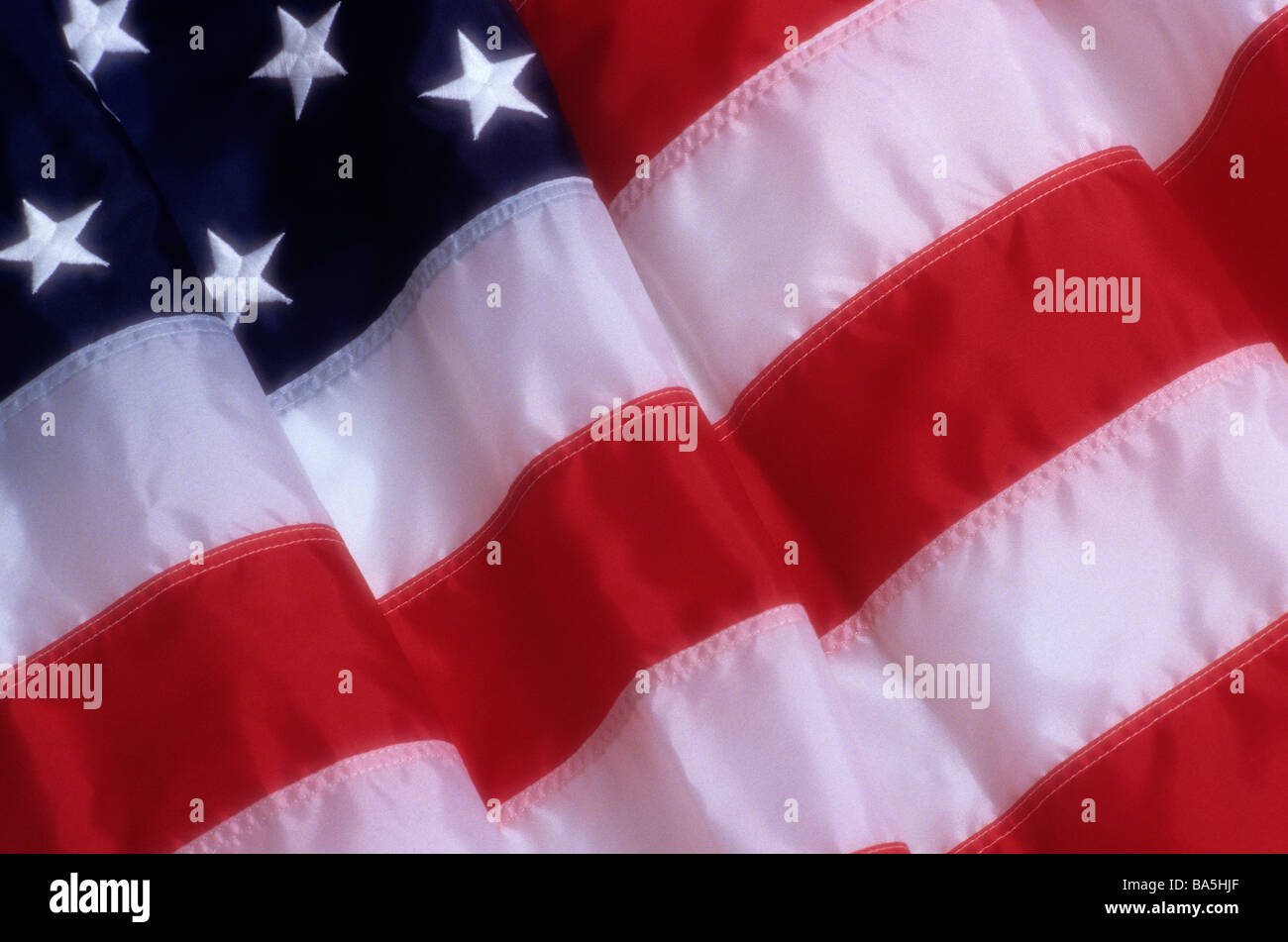 American flag folded Stock Photo - Alamy