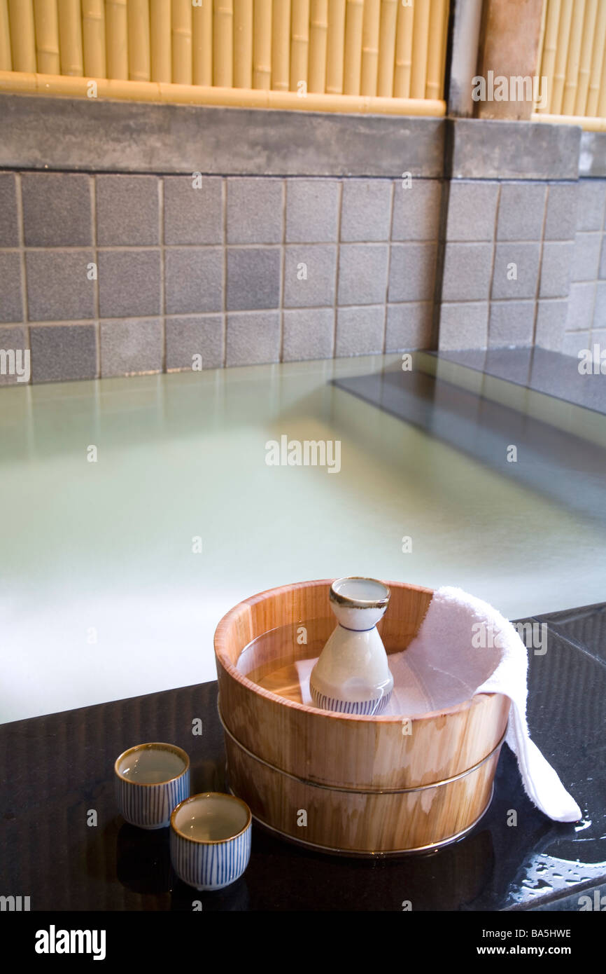 Japanese sake bath hi-res stock photography and images - Alamy