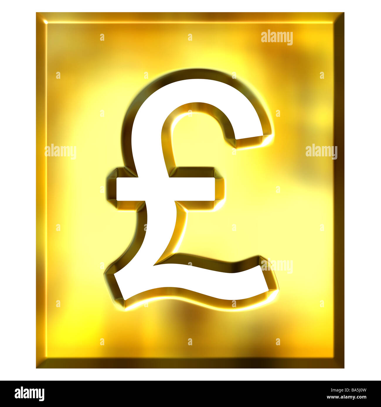 3d golden framed pound sign Stock Photo - Alamy