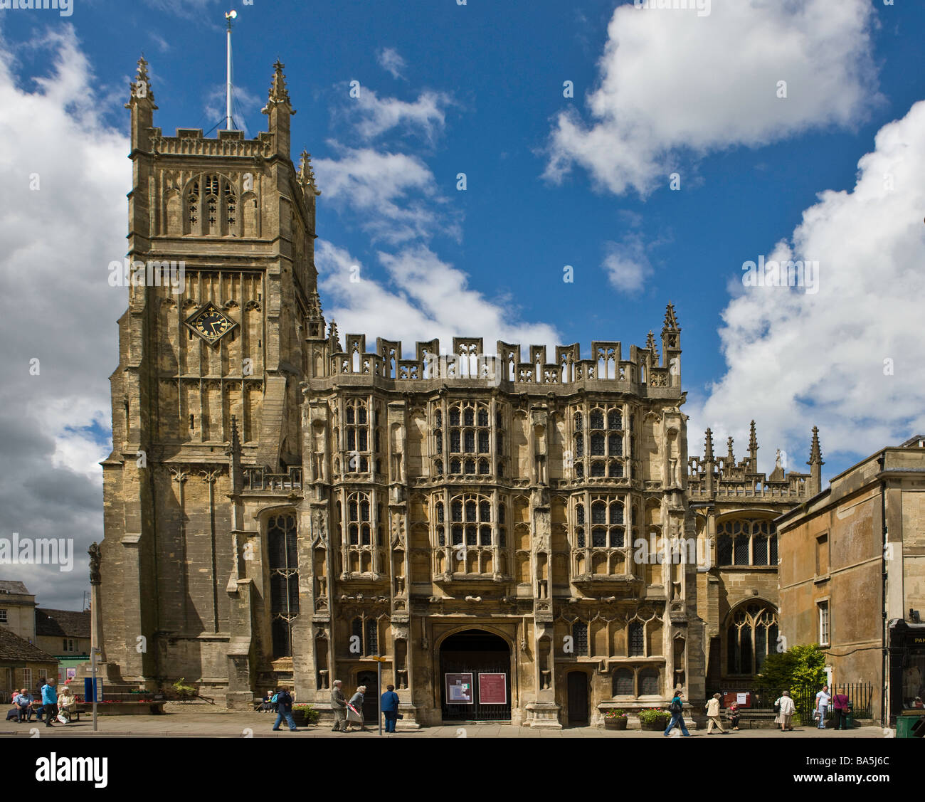 Parish Church St John the Baptist Cirencester Stock Photo - Alamy