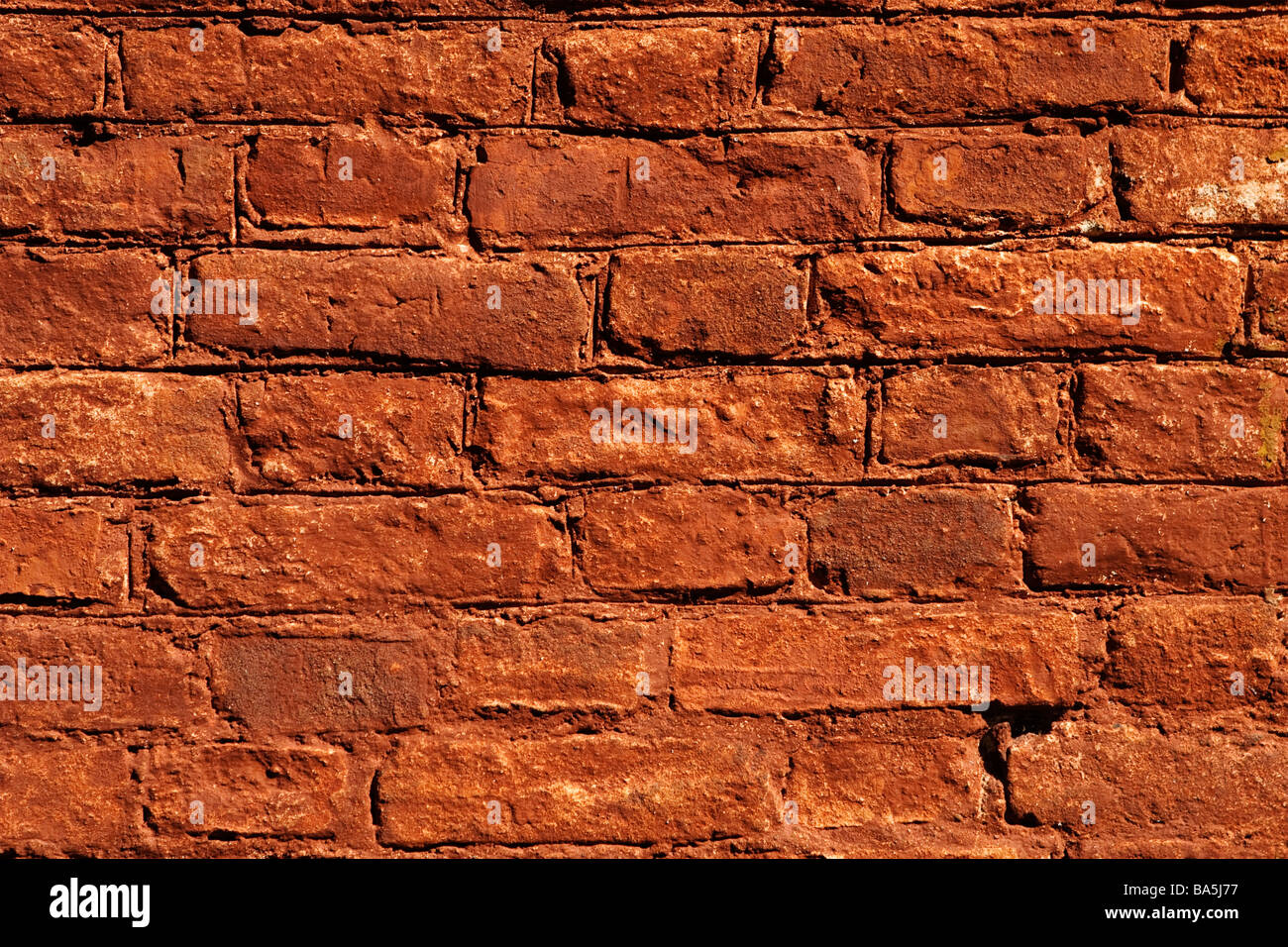 Brick building side wall Stock Photo - Alamy