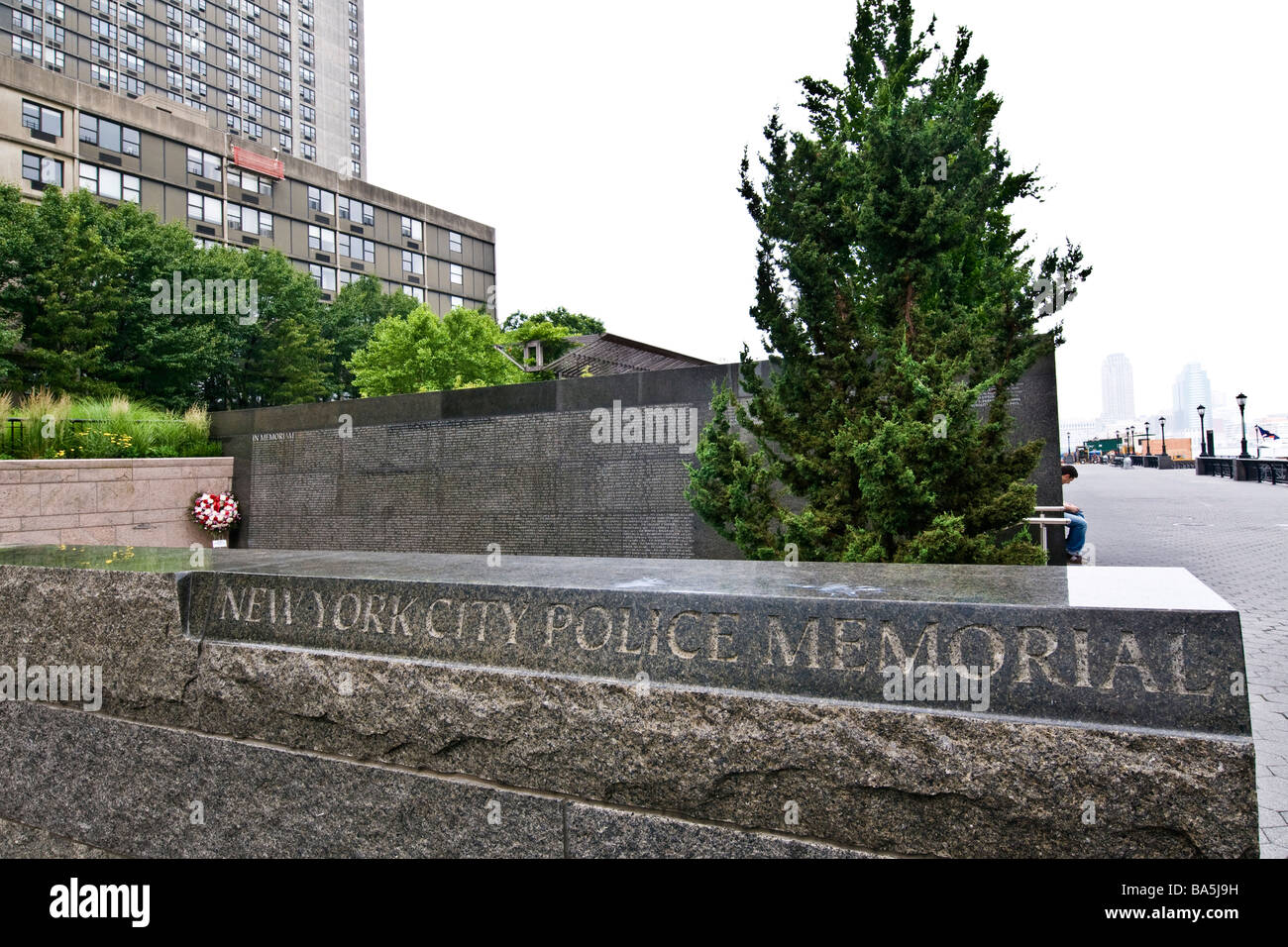 Police memorial Manhattan New York United States of America Stock Photo ...
