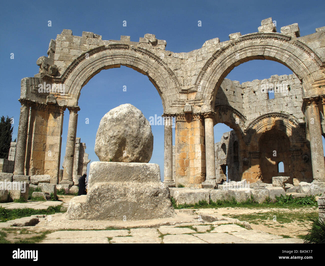 Qal at Samaan or St Simon Church near Aleppo SYRIA Qal at Samaan o ...
