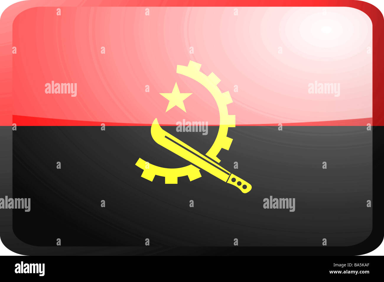 Angola flag clip art hi-res stock photography and images - Alamy