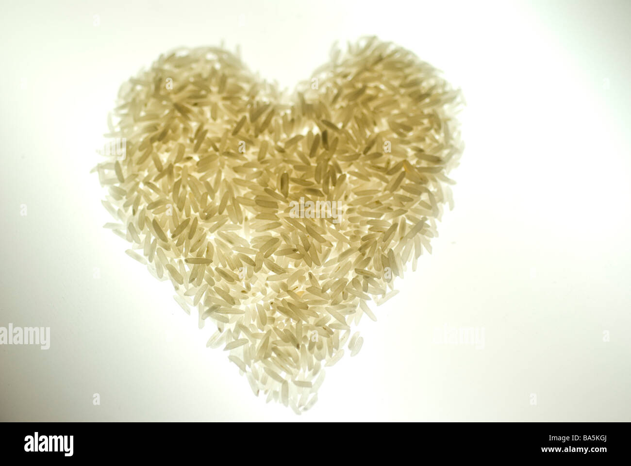heart of rice Stock Photo - Alamy