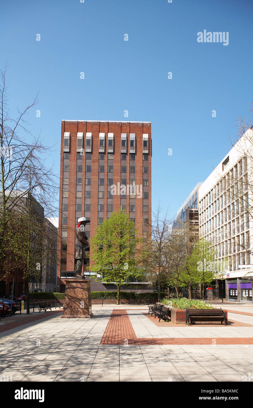 Lincoln Square in Manchester UK Stock Photo - Alamy