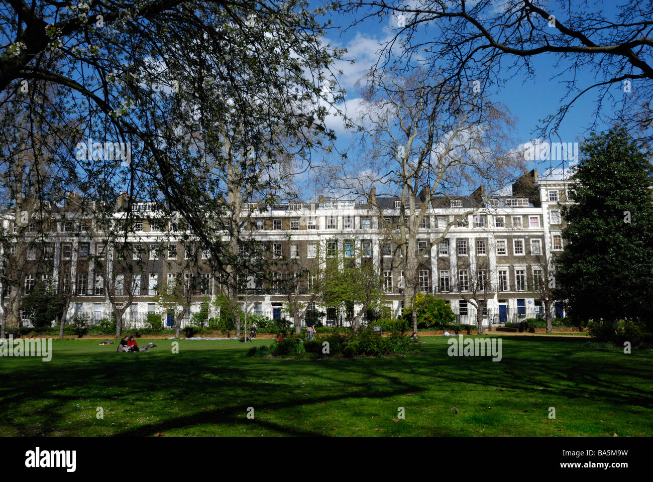 Gordon Square Garden and University of London London WC1 Stock Photo ...