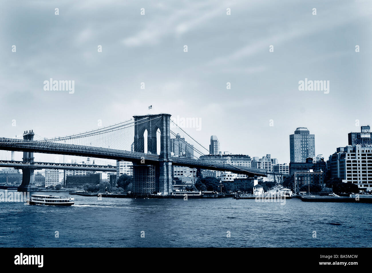 Brooklin bridge Manhattan New York United States of America Stock Photo ...