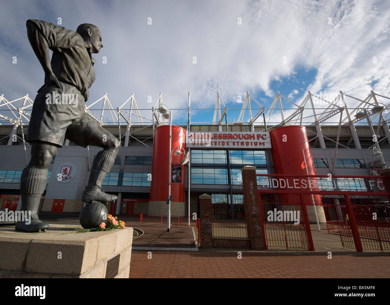 The Riverside Stadium, home of Middlesbrough Football Club since 1995 ...