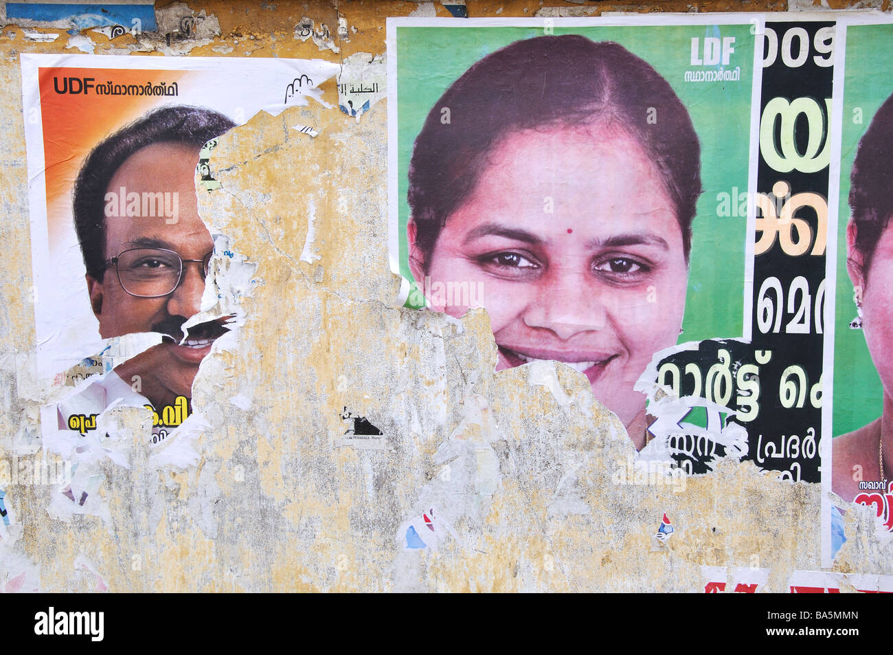 Indian political posters hi-res stock photography and images - Alamy