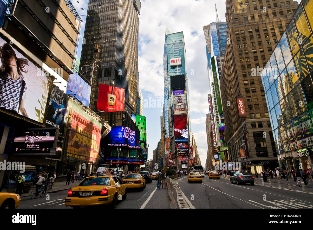 Times Square Manhattan New York United States of America Stock Photo ...