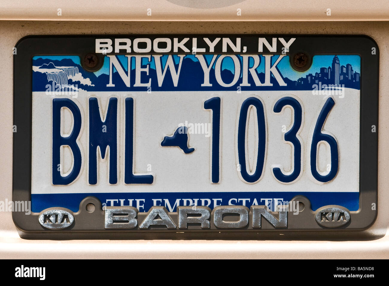Plate of New York Manhattan New York United States of America Stock ...