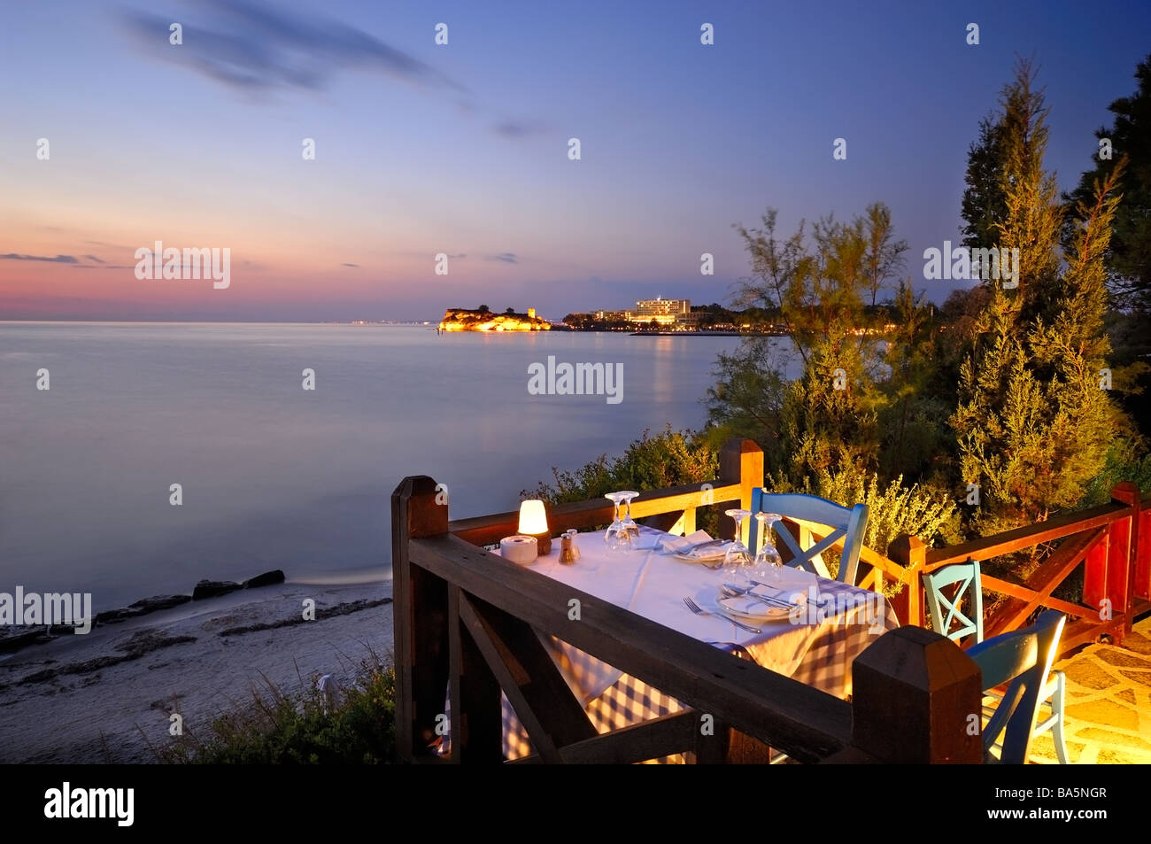 oceania club hotel, greece, halkidiki Stock Photo - Alamy