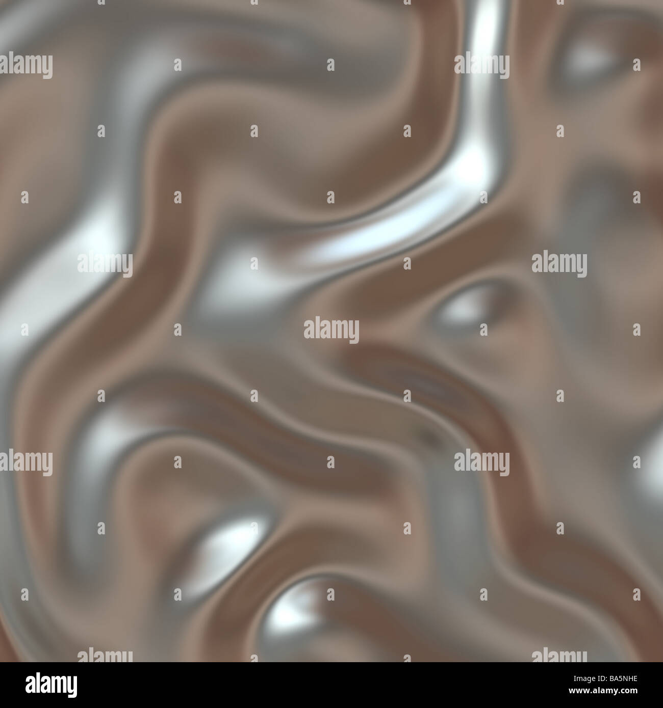 Smooth glossy chromed warped reflective metal surface texture Stock ...