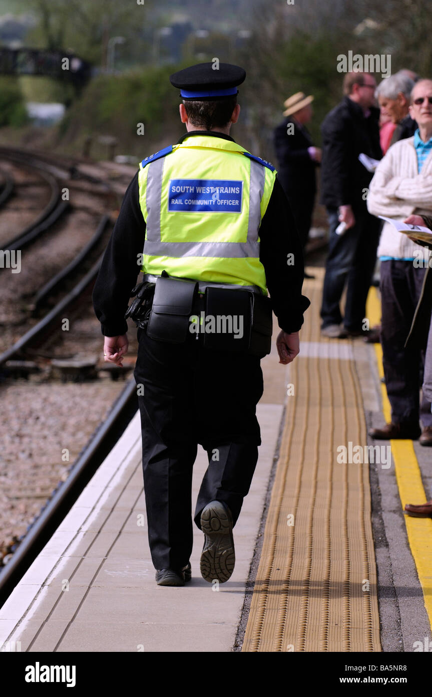 South West Trains security rail community officer man male patrol ...