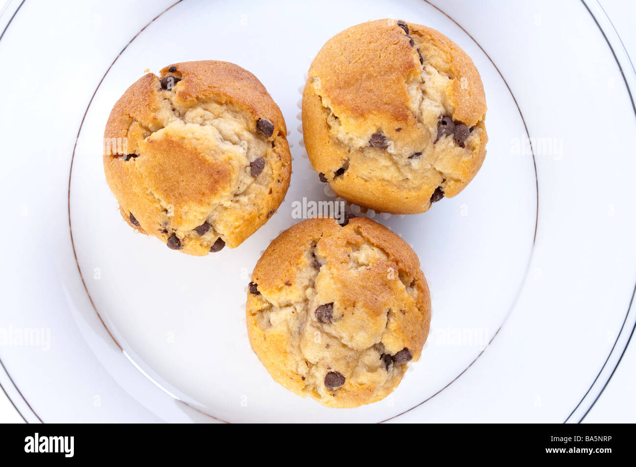 chocolate chip muffin cakes Stock Photo - Alamy