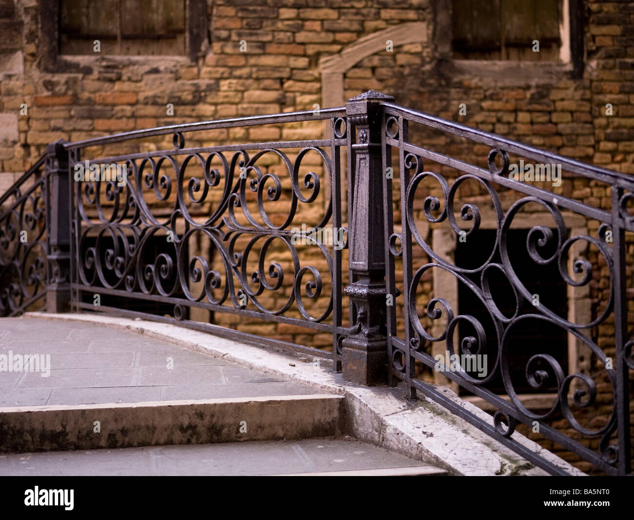 Wrought iron railings italy hi-res stock photography and images - Alamy