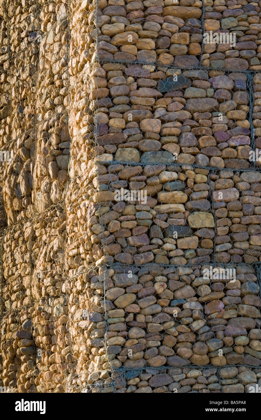 Loose packed stone wall Stock Photo - Alamy