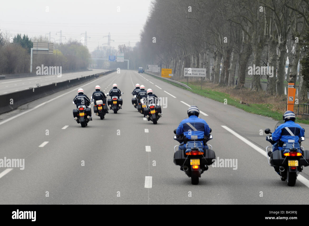 French police motorbike hi-res stock photography and images - Alamy
