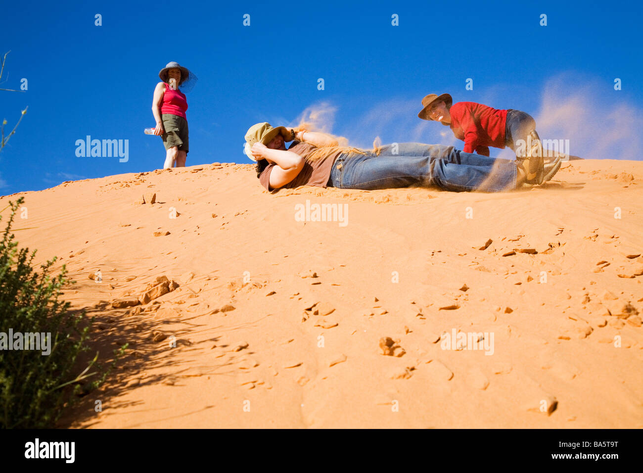 Fun in the sand dunes of the Simpson Desert near Birdsville Simpson ...