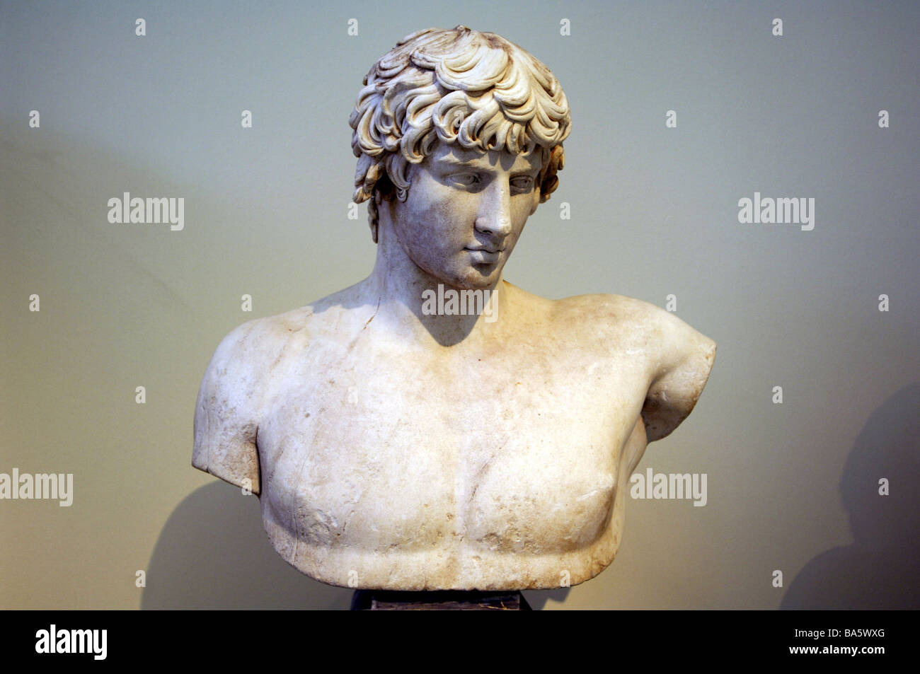 Greece Athens archaeological national-museum bust Antinoos Europe ...
